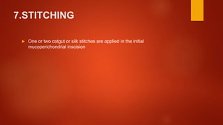 SUBMUCOUS RESECTION OF NASAL SEPTUM (SMR OPERATION) | PPTX