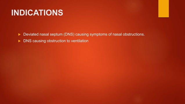 SUBMUCOUS RESECTION OF NASAL SEPTUM (SMR OPERATION) | PPTX | Ear, Nose ...
