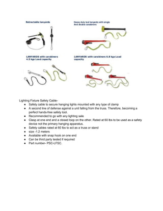 PSC Hands-Free Safety Tools - Workplace Protection | PDF