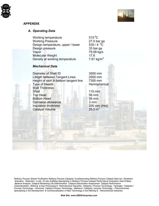 SMR PRE-REFORMER DESIGN: Case Study | PDF