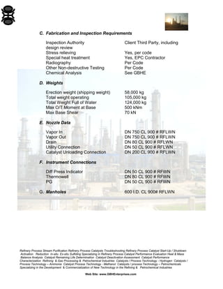 SMR PRE-REFORMER DESIGN: Case Study | PDF
