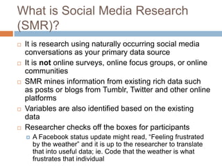 Social Media in Qualitative Research | PPT