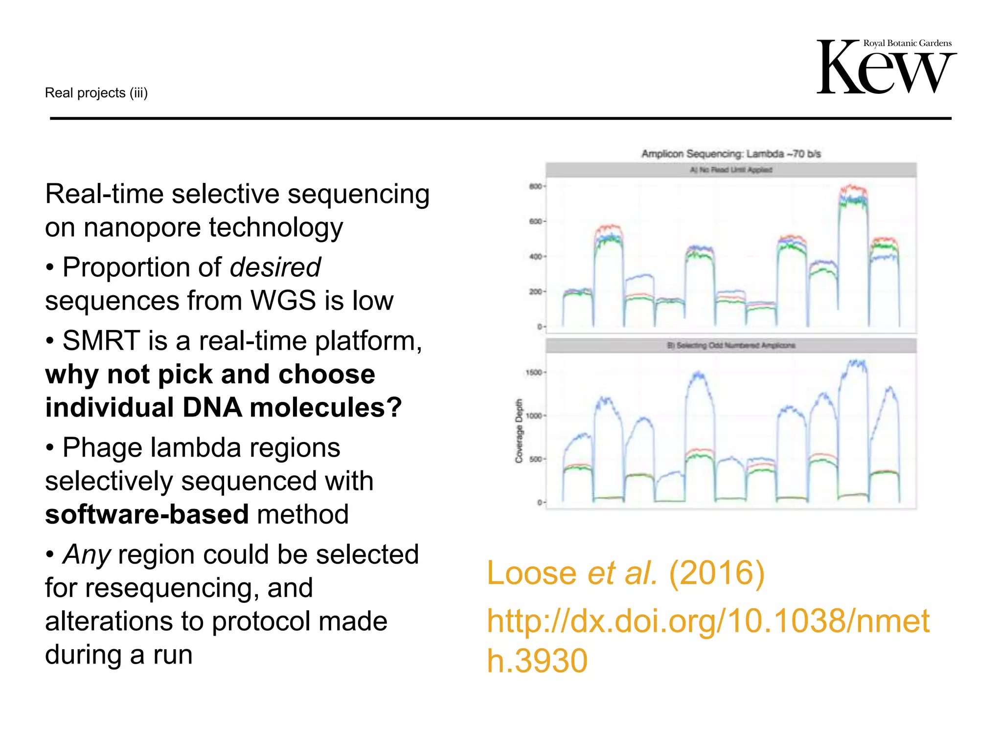 Single-molecule real-time (SMRT) Nanopore sequencing for Plant Pathology applications | PPTX