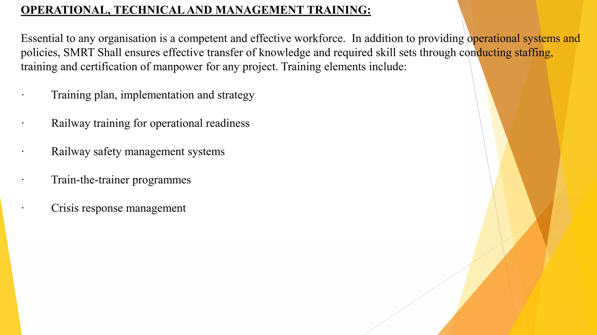 SMRT Trains Case Study | PPTX