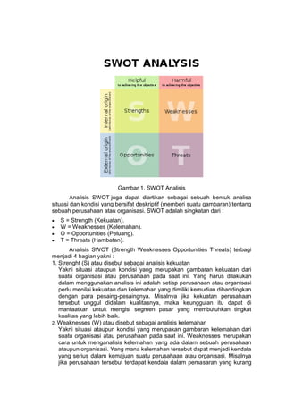 SM, Rudy Harland Seniang Sakti, Prof. Dr. Hapzi Ali, CMA, SWOT Analysis ...