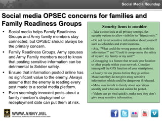 Smr week 23 opsec and safe social networking | PDF