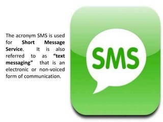 Sms | PPTX