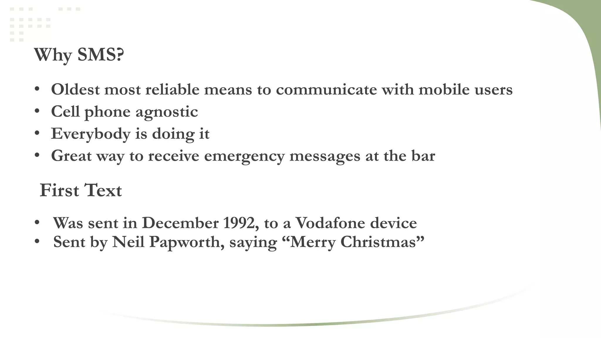 SMS | PPTX