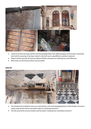 Jain Mandir conservation report Multan | PDF