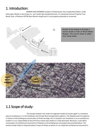 Jain Mandir conservation report Multan | PDF