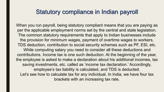 Payroll System in india | PPTX