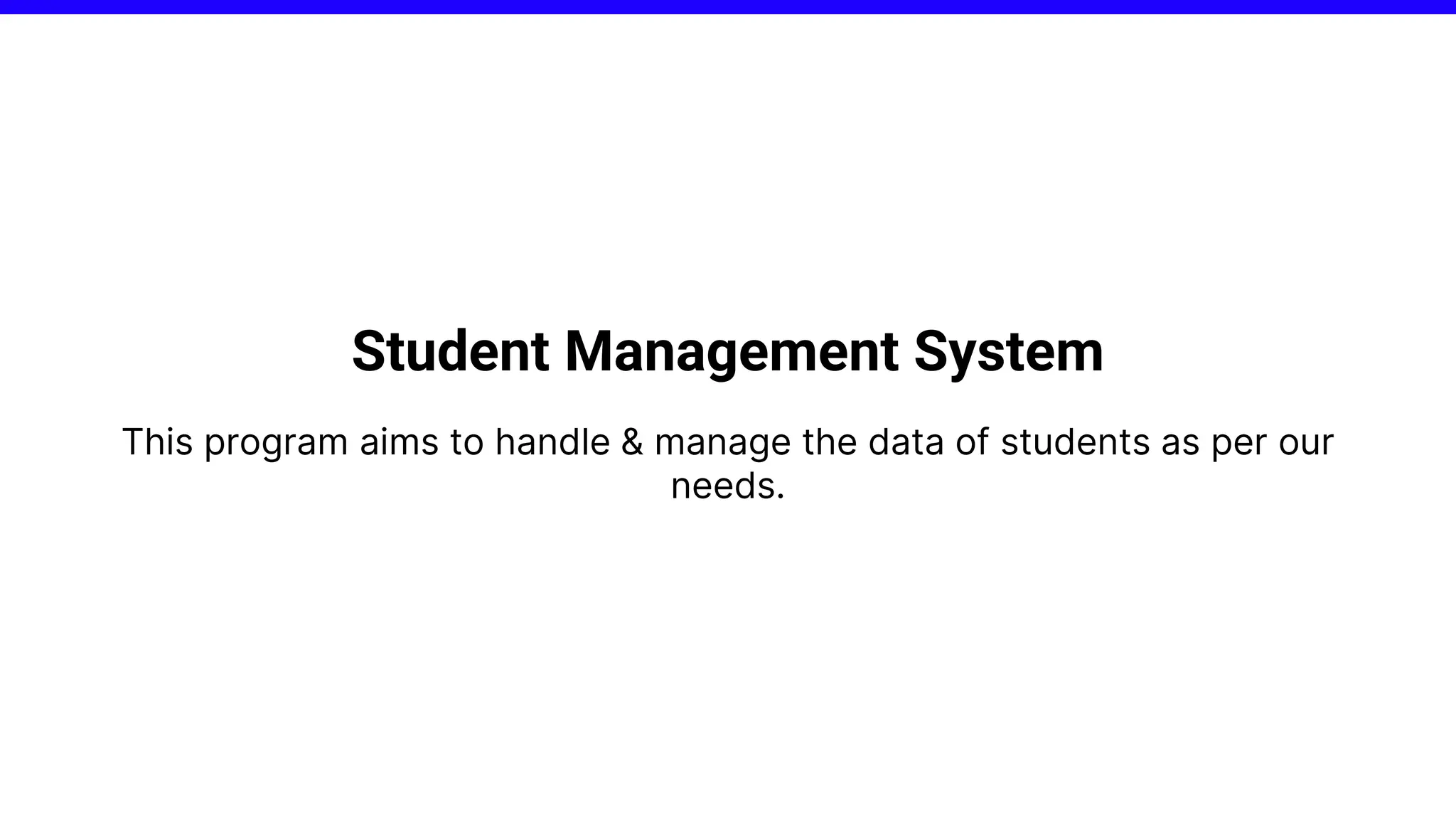 Student management system program in c language | PPTX