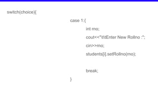 Student management system program in c language | PPTX