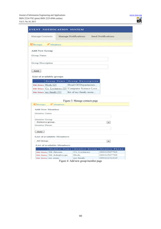 Sms based event notification system | PDF