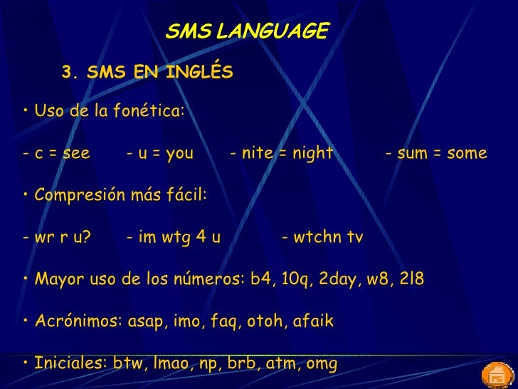 SMS Language