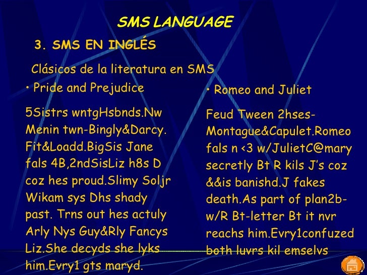 SMS Language