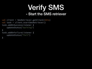 SMS retriever API | PPT