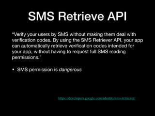 SMS retriever API | PPT