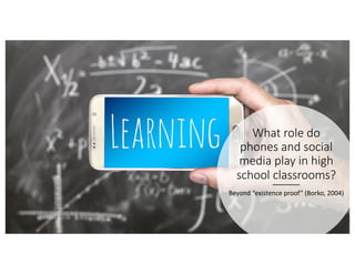 Mobile Phones + Social Media = Classroom Tools? Learning through two ...