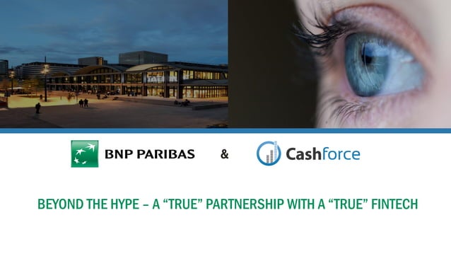 Fintech Belgium Summit 2018 - Crossed Industry Diversification - BNP ...