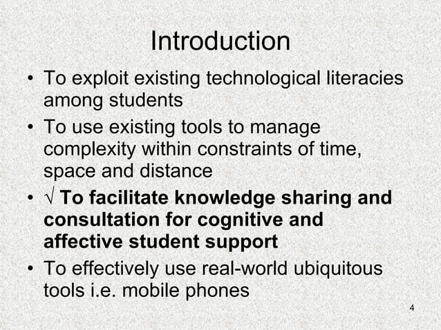 Using Short Message Services (SMS) for exam preparation | PPT | Free ...