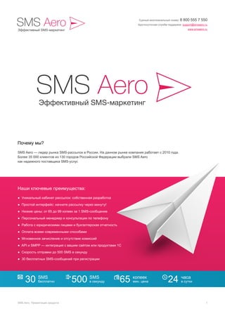 SMS Aero | PDF