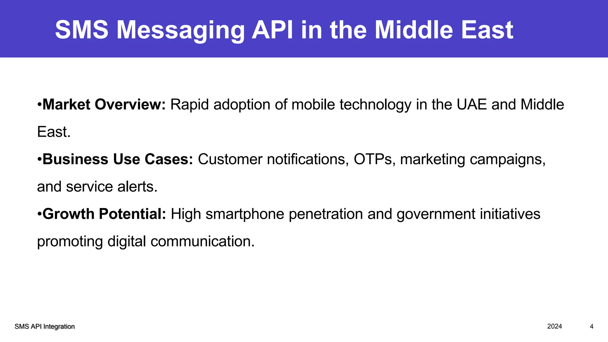 SMS API Integration in Saudi Arabia| Best SMS API Service | PPT