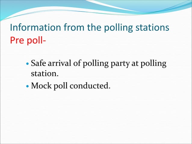 SMS based Poll Day Monitoring.ppt