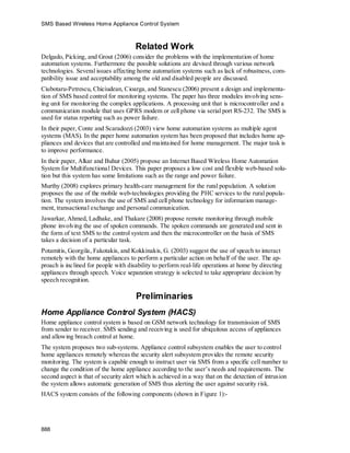 Sms based wireless appliances control | PPT
