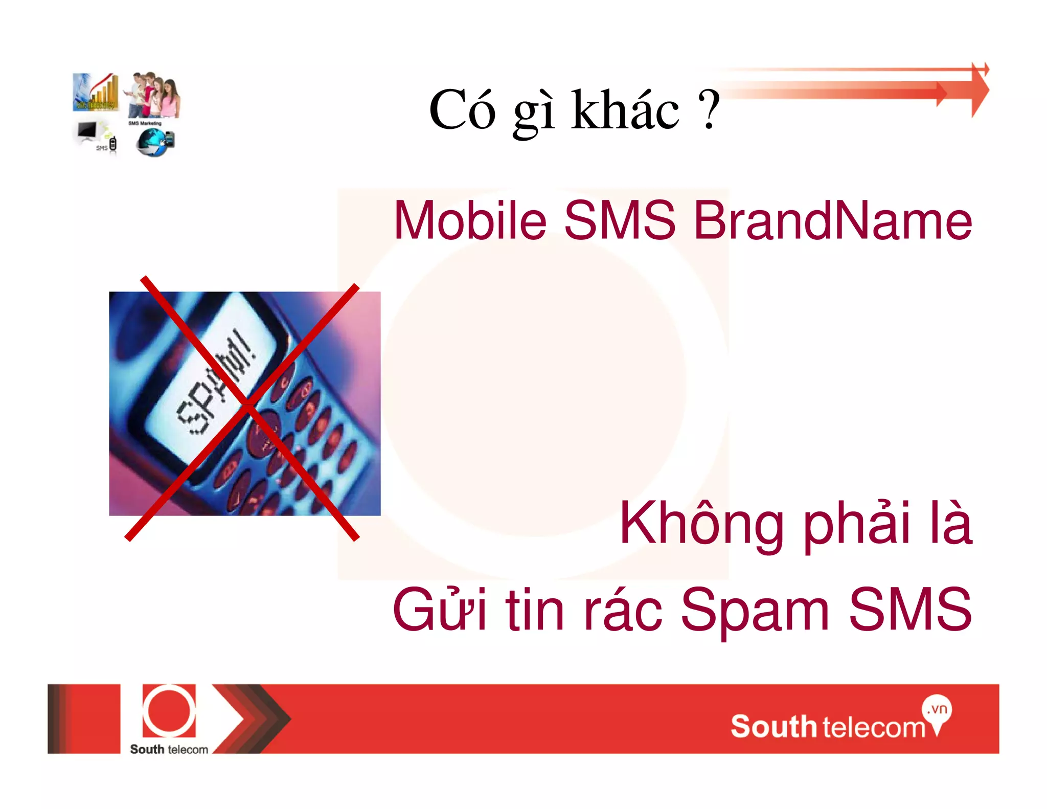 SMS brand name south telecom | PDF