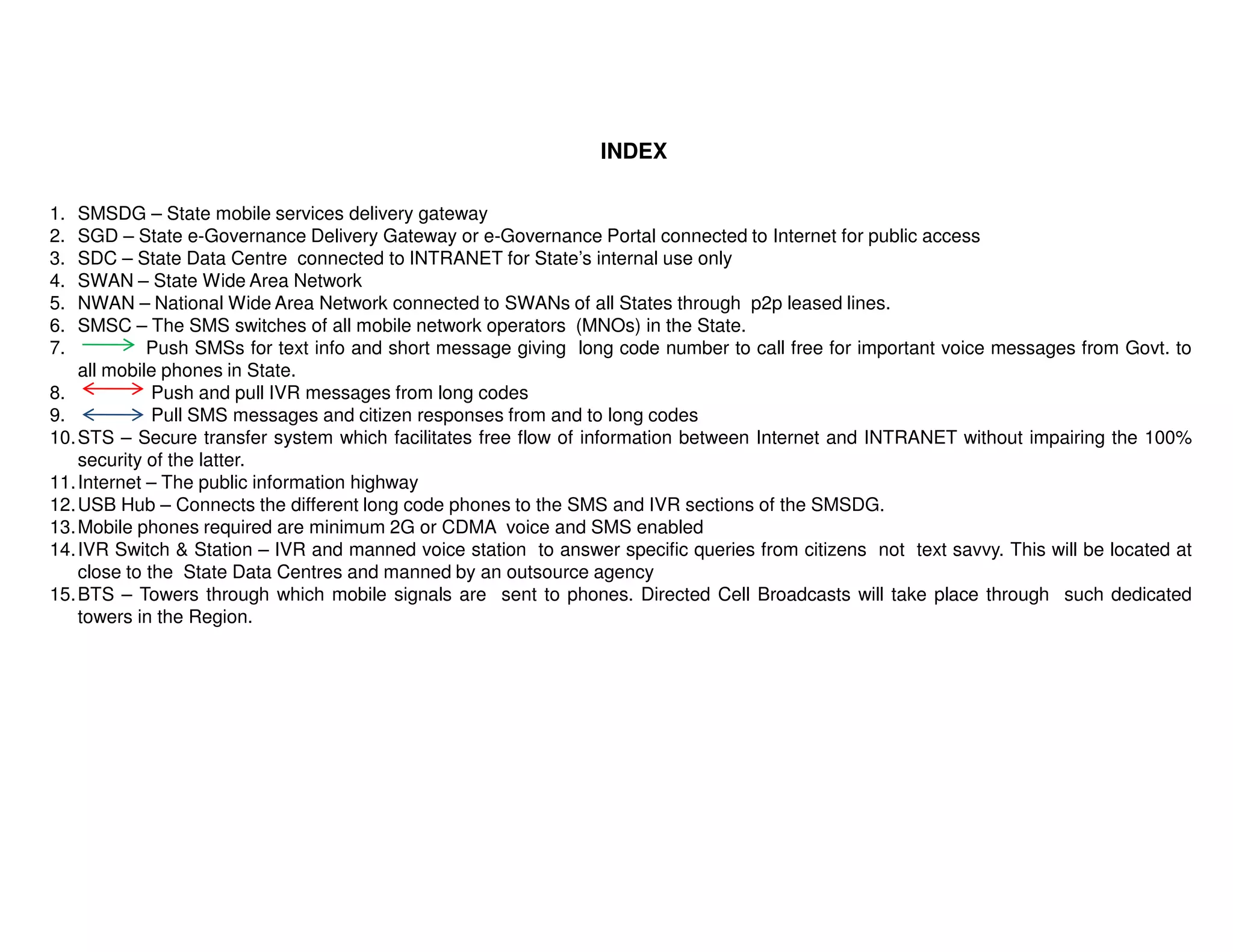 Smsdg layout & functioning | PDF