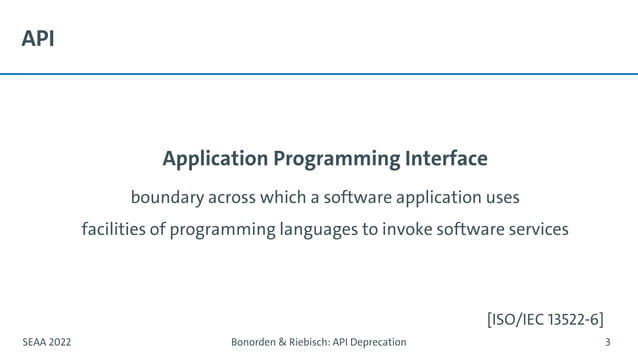 API Deprecation: A Systematic Mapping Study | PPT