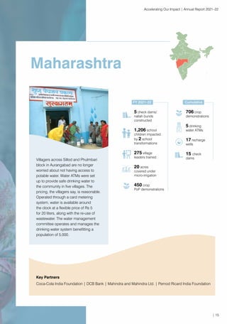 3.9 million people impacted 1,829 villages 53 districts 11 states ...