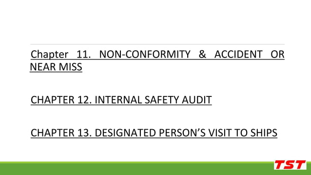 TST SMS familiarization & education | PPTX | Logistics | Business