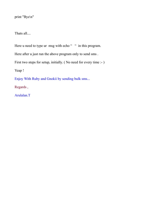 sms frame work | PDF