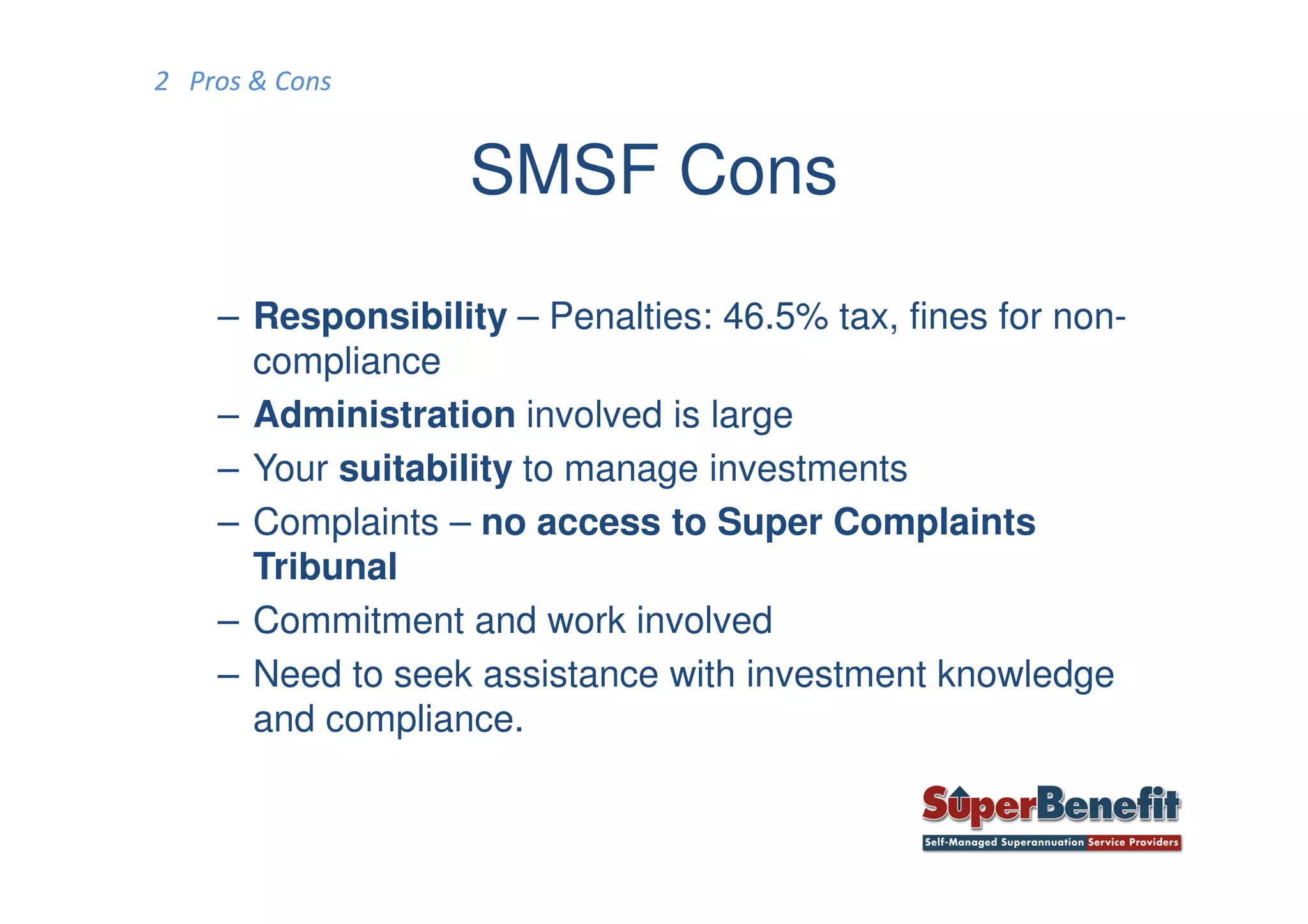 SMSF Roadmap Overview | PPT