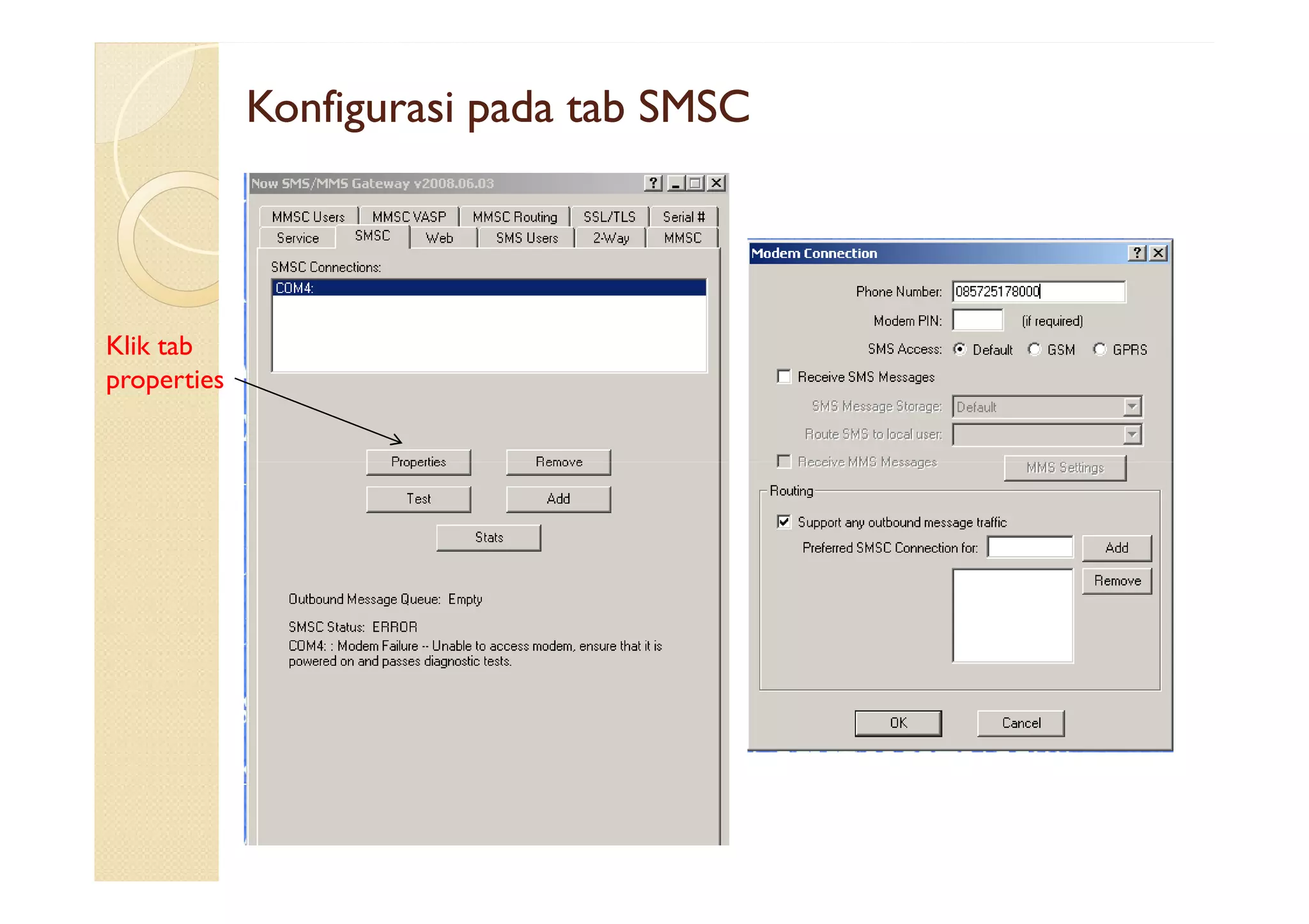 Sms gateway using now sms | PDF