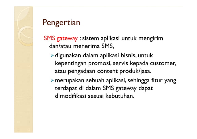 Sms gateway using now sms | PDF