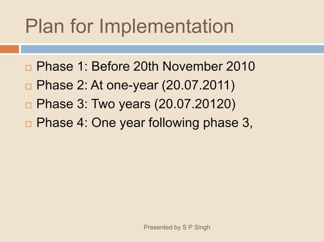 Sms Implementation Phase 1 | PPT