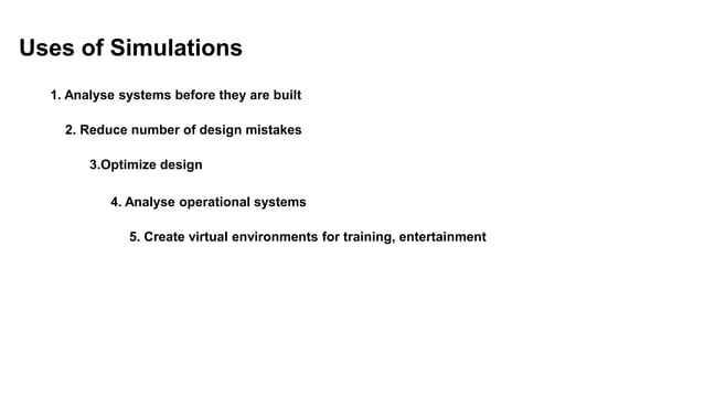 System Modeling And Simulation Introduction Pptx Computing