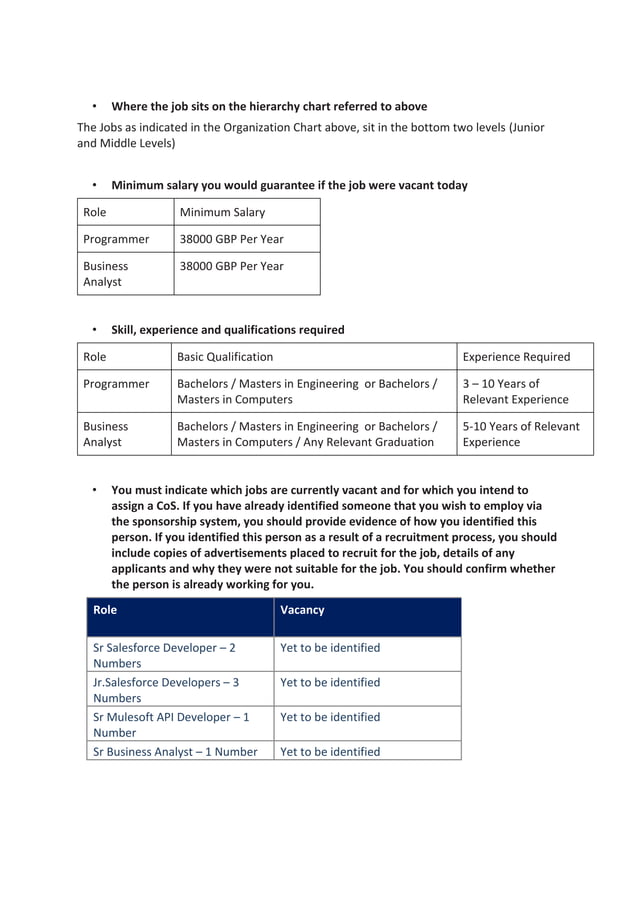 Sms justification document | PDF