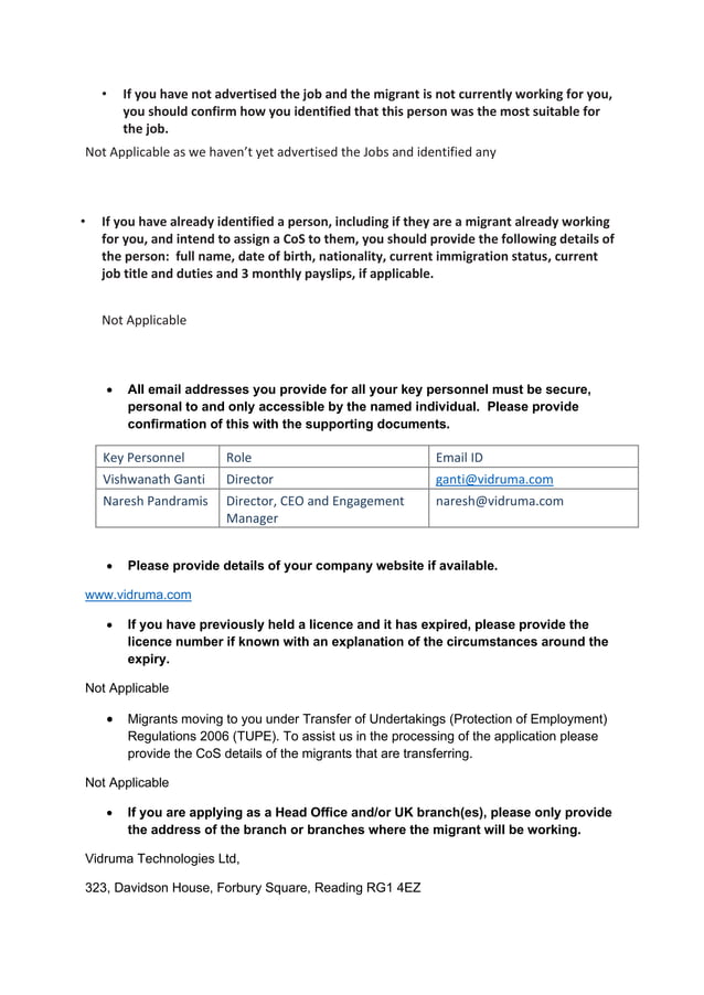 Sms justification document | PDF