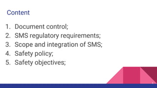 Safety Management System Manual | PDF