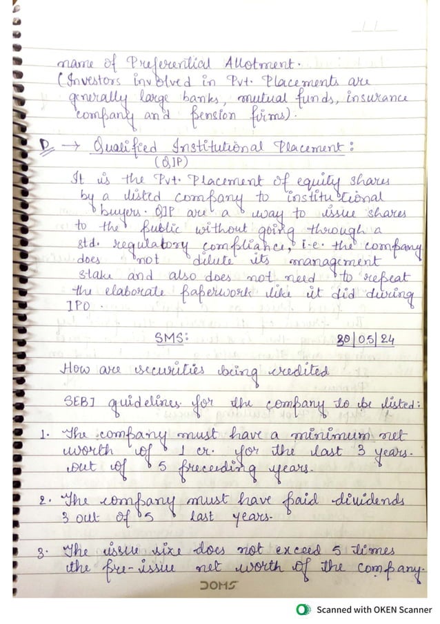 ALL NEW SMS CHAPTER NOTES FOR CLASS TENTH | PDF