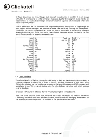 Sms market guide | PDF