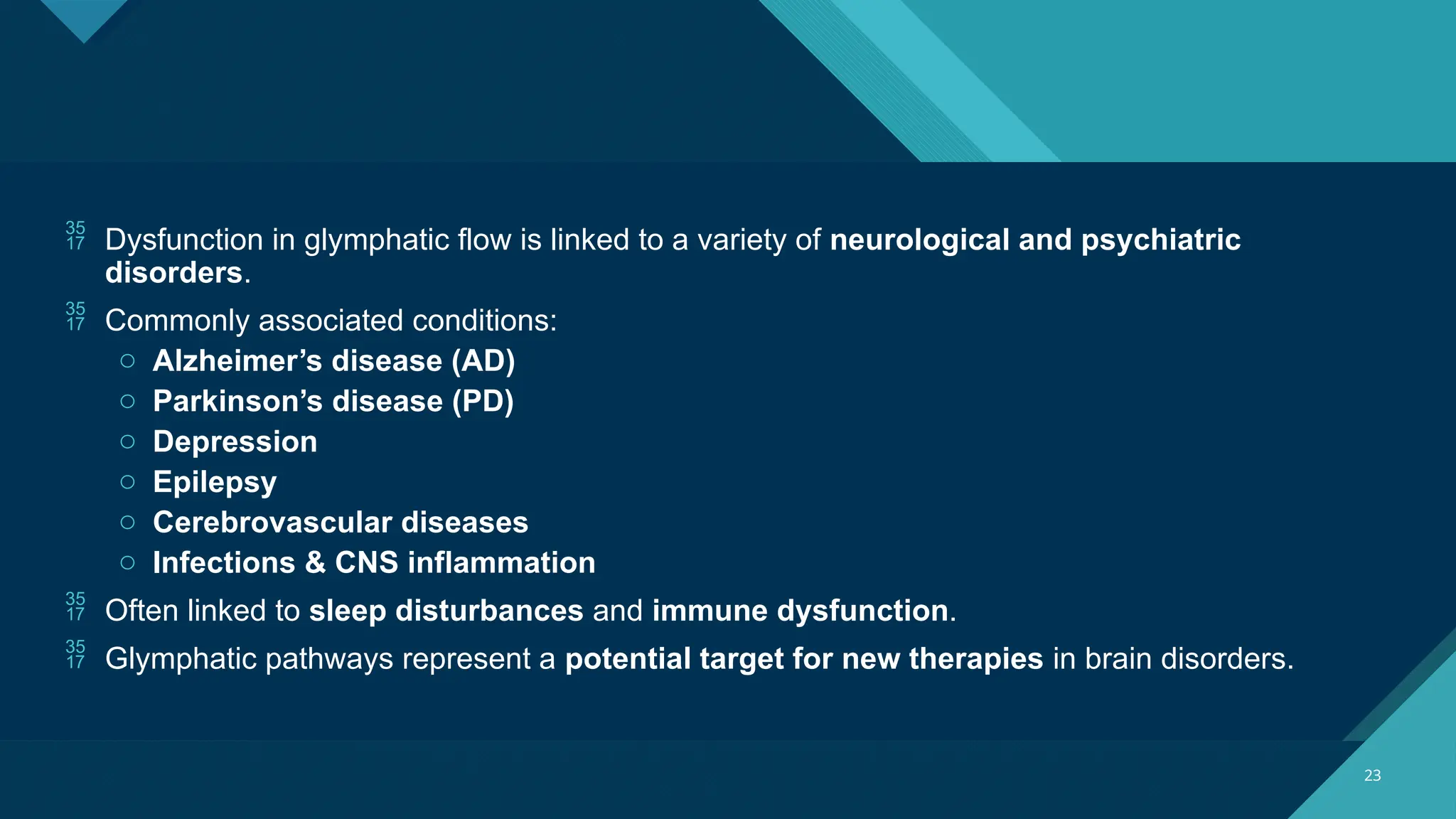 Glymphatic system sms hospital by senior resident | PPTX
