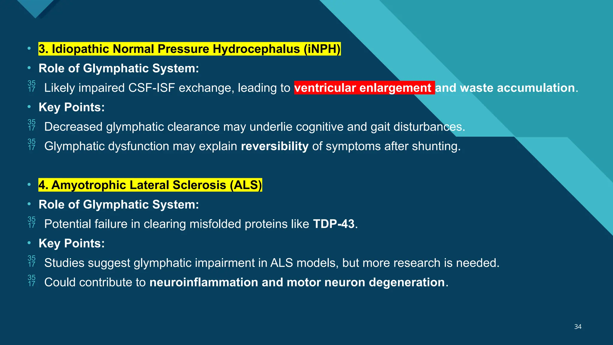 Glymphatic system sms hospital by senior resident | PPTX