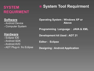 Sms Messenger Application Using Eclipse | PPT