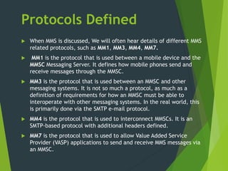 SMS & MMS Technologies | PPTX