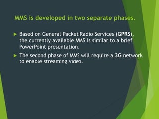 SMS & MMS Technologies | PPTX